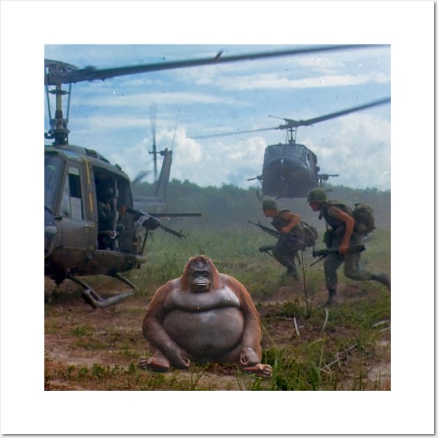 Le Monke - uh oh stinky monkey war scene 1 - Monke - Posters and Art Prints | TeePublic